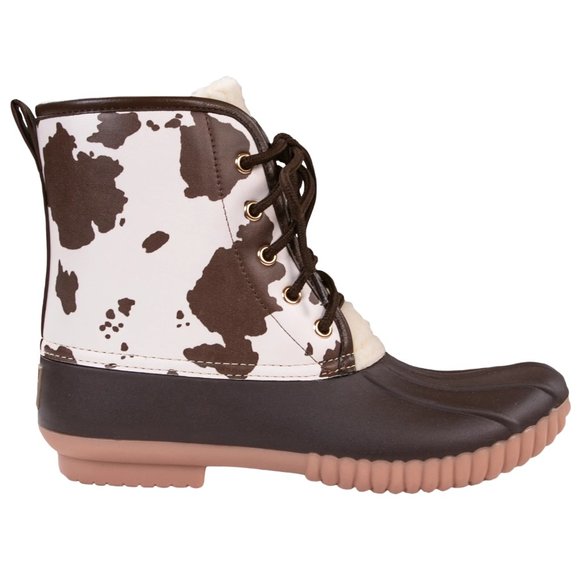 Simply Southern | Shoes | Simply Southern Cow Print Duck Boots Rain ...
